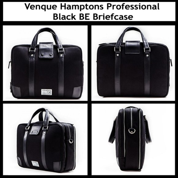Venque | Bags | Venque Hamptons Professional Black Be Briefcase | Poshmark